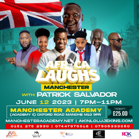 Africa Laughs at Manchester Academy 2 took place on Monday, 12th June 2023 | Manchester Academy