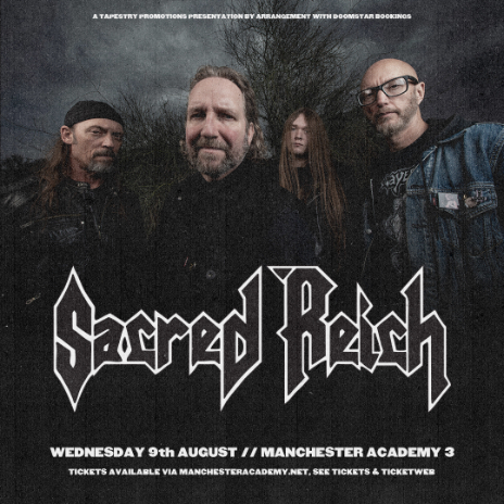 Sacred Reich at Manchester Academy 3 took place on Wednesday, 9th August 2023 | Manchester Academy